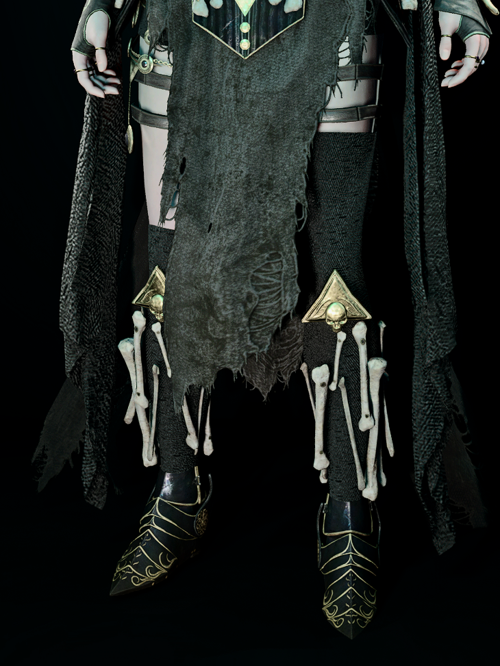 Progenitor of Bones [Boots] - Baldur's Gate 3 Fashion Encyclopaedia