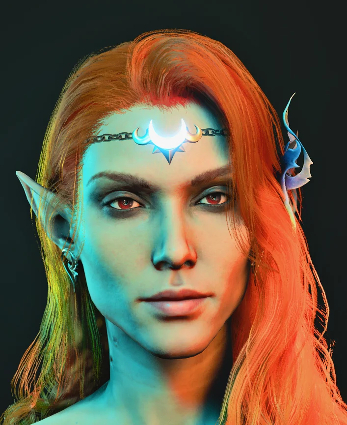 Selune Orchid Circlet - Baldur's Gate 3 Fashion Encyclopaedia