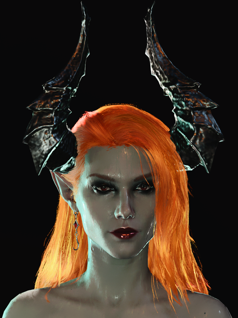 Infernal Horns - Baldur's Gate 3 Fashion Encyclopaedia