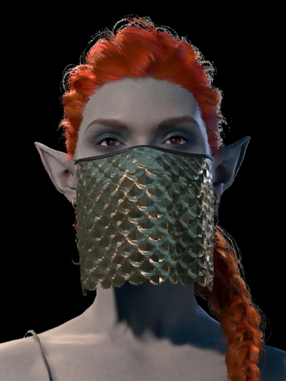 Veil Lower SCALES - Baldur's Gate 3 Fashion Encyclopaedia