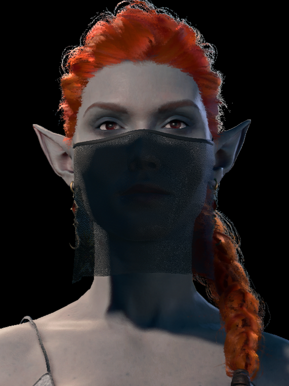Veil Lower SHEER - Baldur's Gate 3 Fashion Encyclopaedia