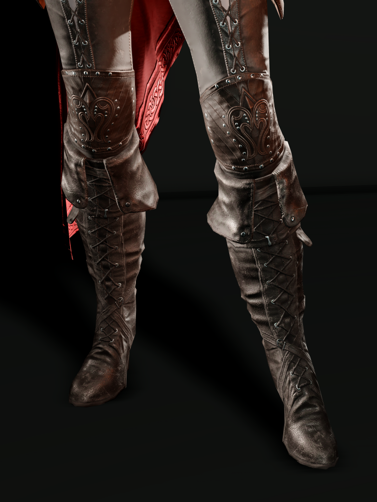 Raven Assassin Boots - Baldur's Gate 3 Fashion Encyclopaedia